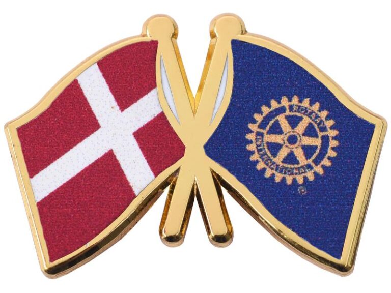 Flag pins – Rotary International by jef.dk