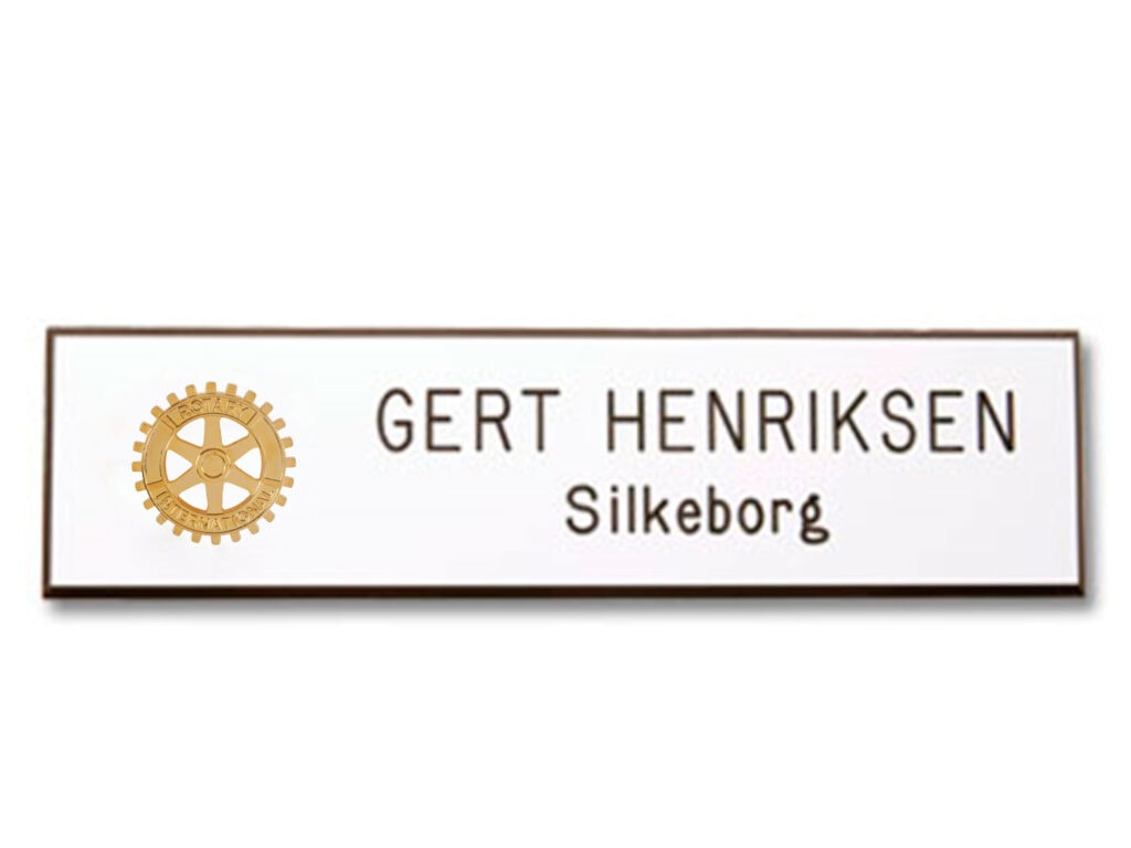 Rotary International by jef.dk - Name tags & bars - Archives